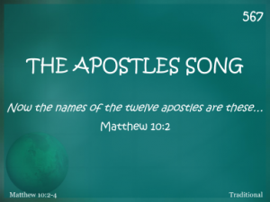 THE APOSTLES SONG | R. J. Stevens Music