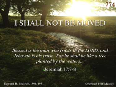 I SHALL NOT BE MOVED | R. J. Stevens Music