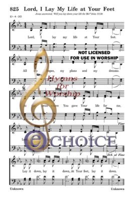 LORD, I LAY MY LIFE AT YOUR FEET | R. J. Stevens Music