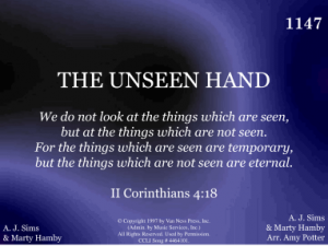 THE UNSEEN HAND | R. J. Stevens Music