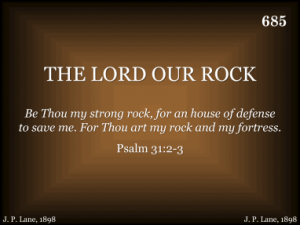 The Lord Our Rock | R. J. Stevens Music