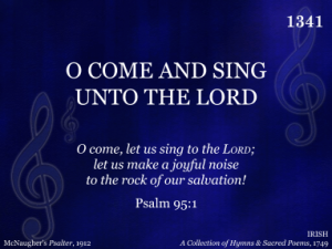 O COME AND SING UNTO THE LORD | R. J. Stevens Music