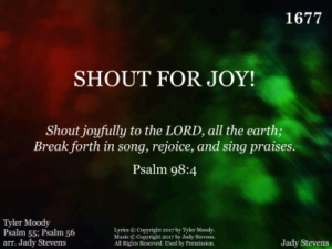 SHOUT FOR JOY | R. J. Stevens Music
