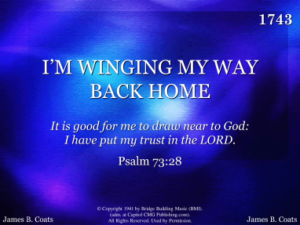 I’M WINGING MY WAY BACK HOME | R. J. Stevens Music